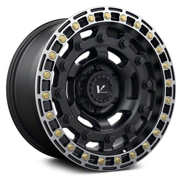 V-Rock Off-Road Wheels Tacoma Strafe Satin Black Machined 6-Lug Wheel ...