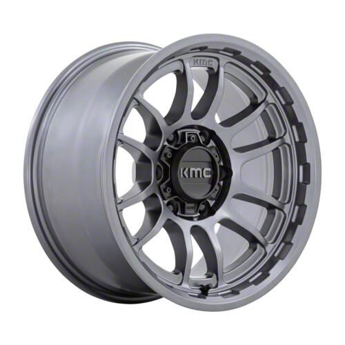 KMC Tacoma Wrath Matte Anthracite 6-Lug Wheel; 17x8.5; -10mm Offset ...