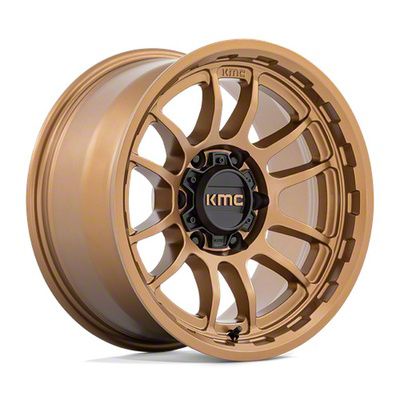 KMC Tacoma Wrath Matte Bronze 6-Lug Wheel; 17x8.5; -10mm Offset ...