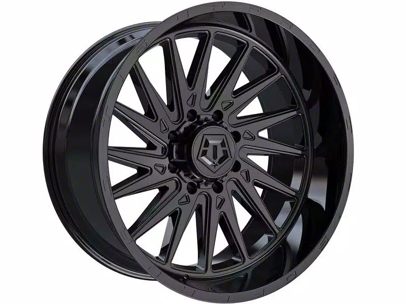 TIS Titan 547B Gloss Black 6-Lug Wheel; 22x12; -44mm Offset A258298 (17 ...