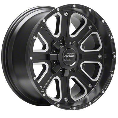 Pro Comp Wheels Tahoe Axis Satin Black 6-Lug Wheel; 17x9; -6mm Offset ...