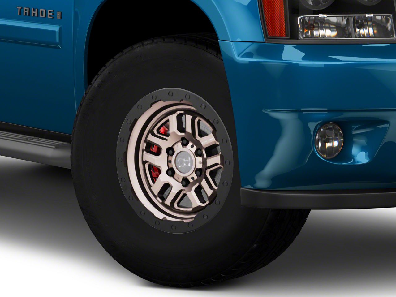 Black Rhino Tahoe Barstow Matte Bronze with Matte Black Lip 6-Lug Wheel ...