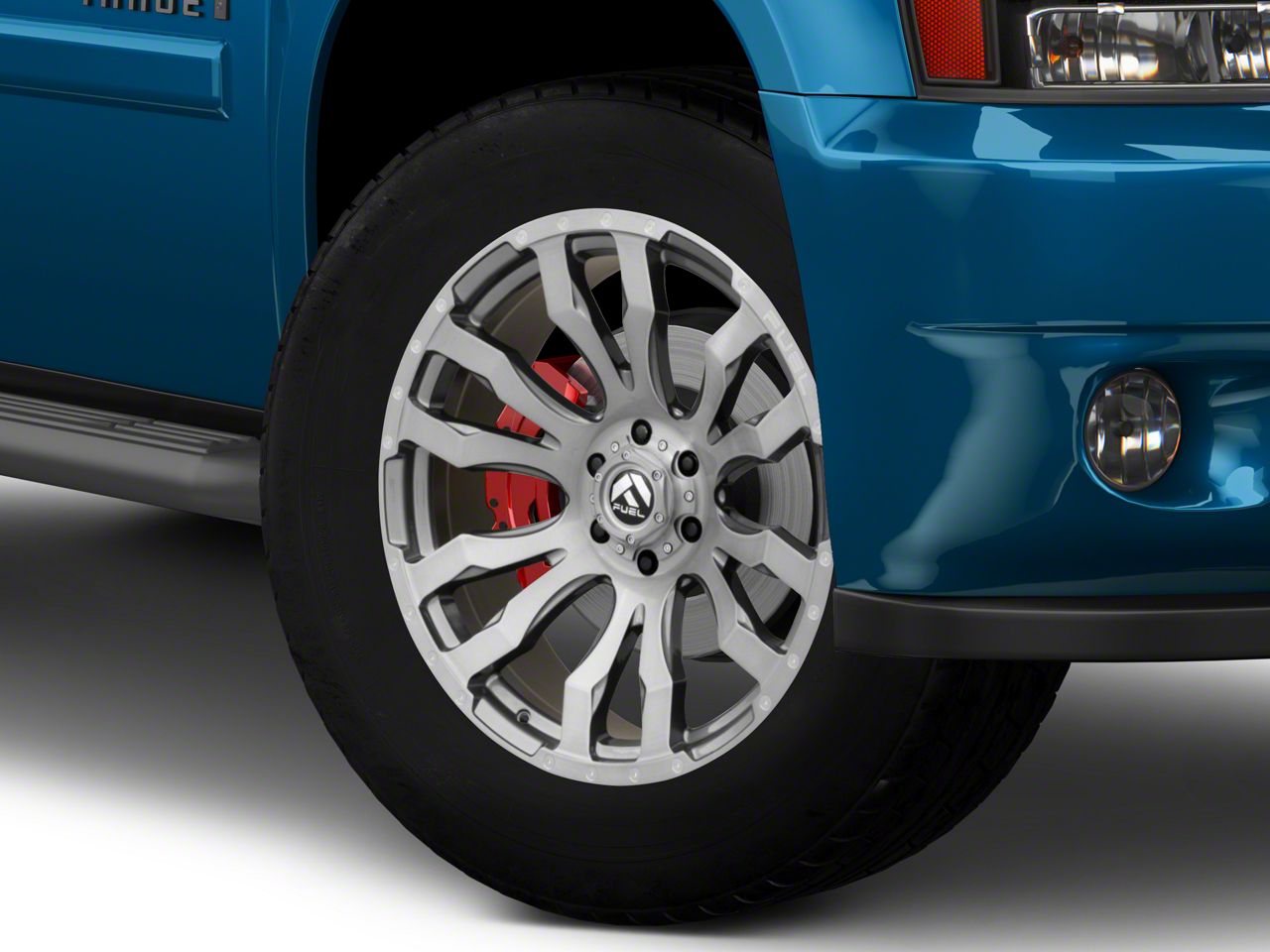 Fuel Wheels Yukon Blitz Platinum Brushed Gunmetal 6-Lug Wheel; 20x9 ...