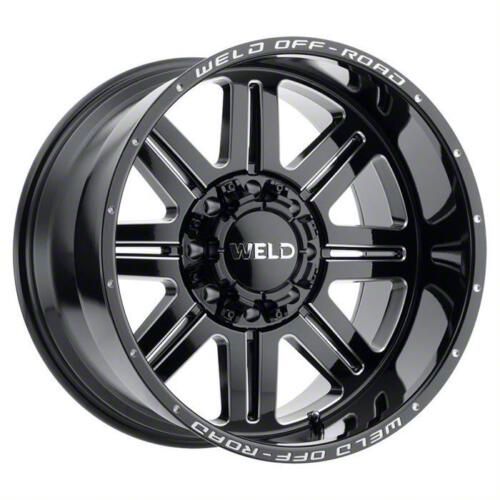 Weld Off-Road Titan XD Chasm Gloss Black Milled 6-Lug Wheel; 22x12 ...