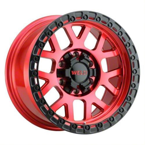 Weld Off-Road Bronco Cinch Candy Red 6-Lug Wheel; 20x10; 13mm Offset ...