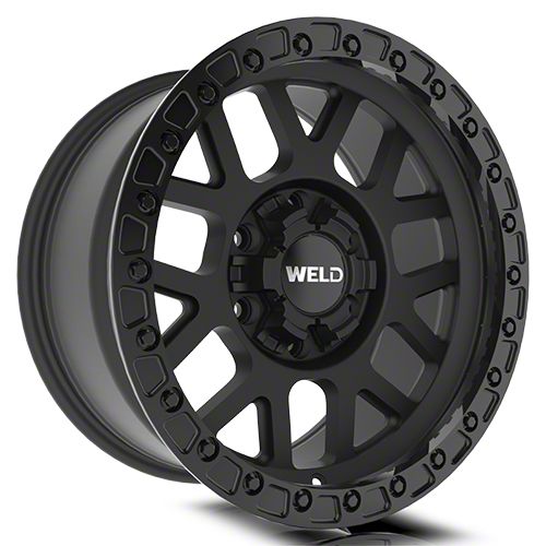 Weld Off-Road Bronco Cinch Satin Black 6-Lug Wheel; 20x9; 20mm Offset ...