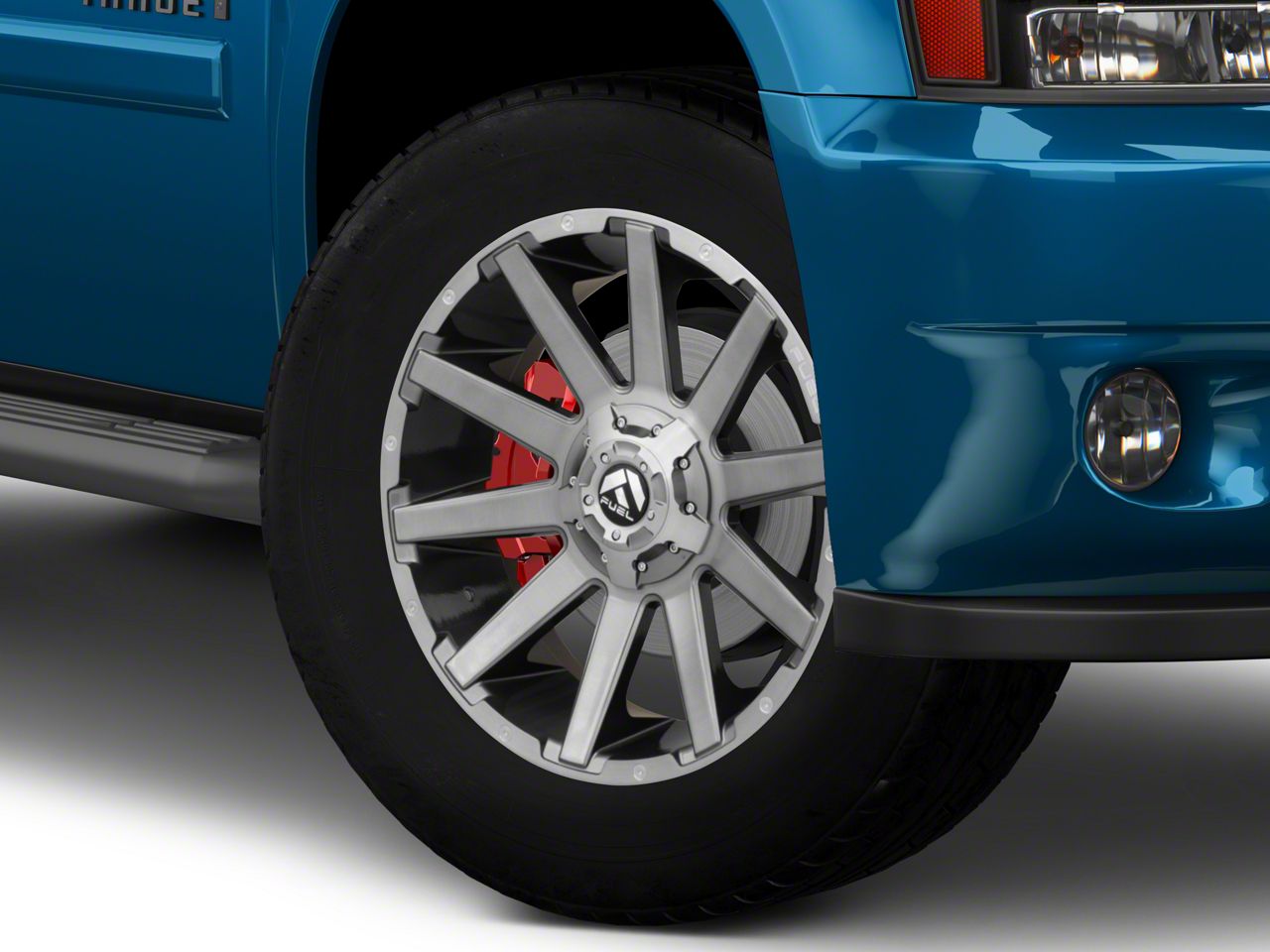 Fuel Wheels Yukon Contra Platinum Brushed Gunmetal 6-Lug Wheel; 20x9 ...