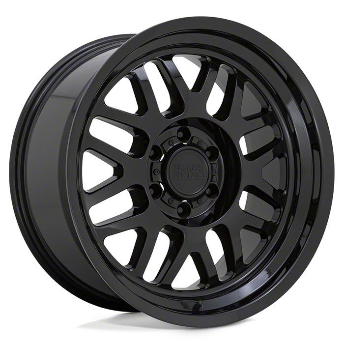 Black Rhino Titan Delta Gloss Black 6-Lug Wheel; 18x9.5; -18mm Offset ...