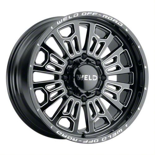 Weld Off-Road Yukon Elicit Gloss Black Milled 6-Lug Wheel; 20x12; -44mm ...
