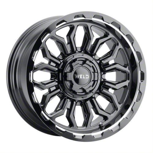 Weld Off-Road Titan XD Flare Gloss Black Milled 6-Lug Wheel; 20x9; 20mm ...