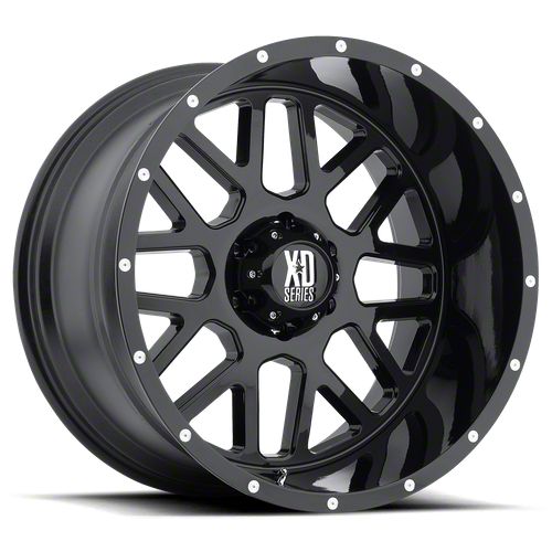 XD Titan XD Grenade Satin Black 6-Lug Wheel; 18x9; -12mm Offset ...