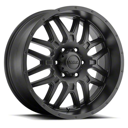 Ultra Wheels Titan XD Hunter Satin Black 6-Lug Wheel; 18x9; -12mm ...