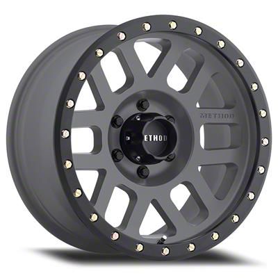 Method Race Wheels Titan XD MR309 Grid Titanium 6-Lug Wheel; 18x9; 0mm ...
