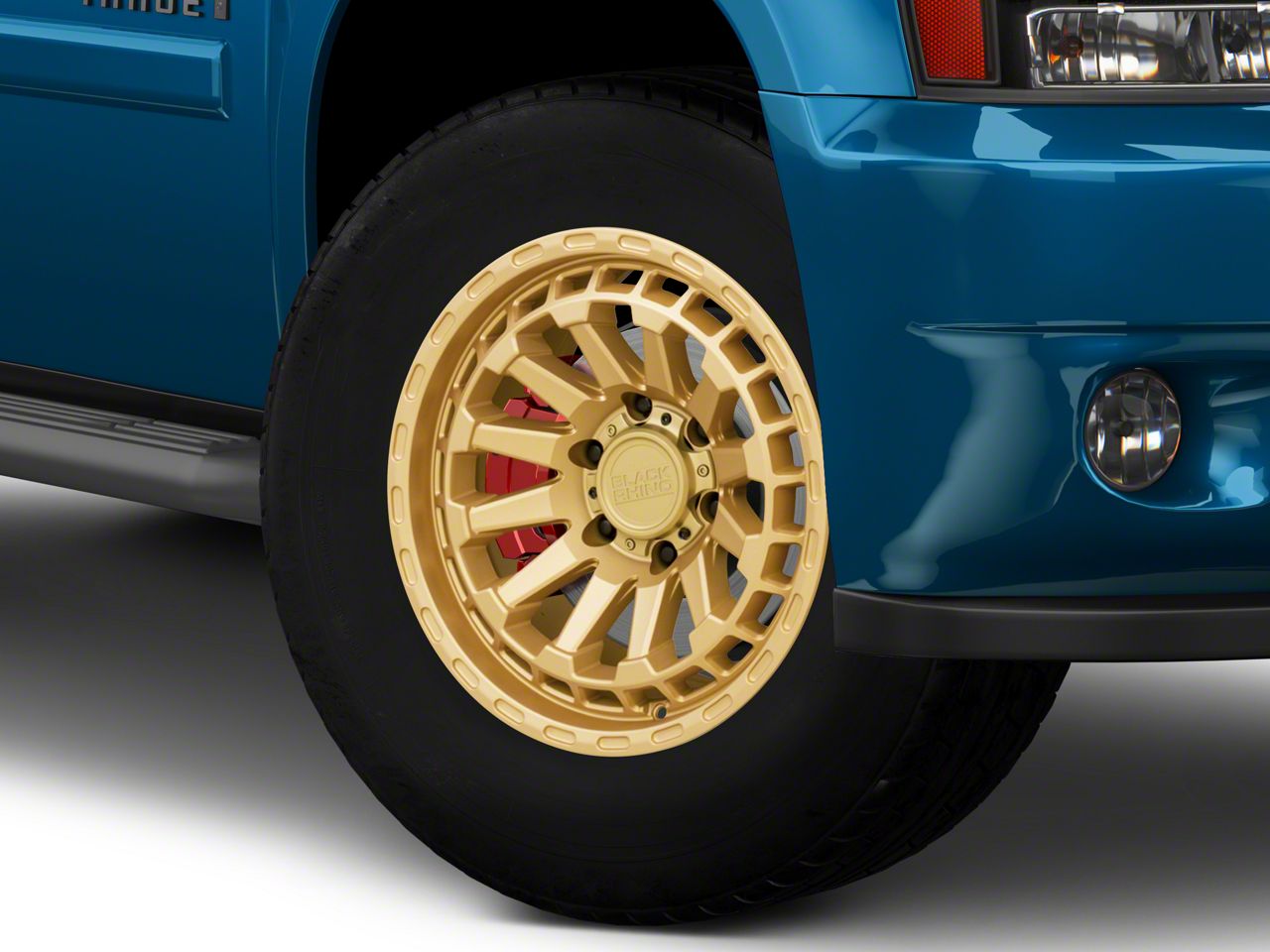 Black Rhino Titan Raid Gold 6-Lug Wheel; 18x9.5; 12mm Offset ...