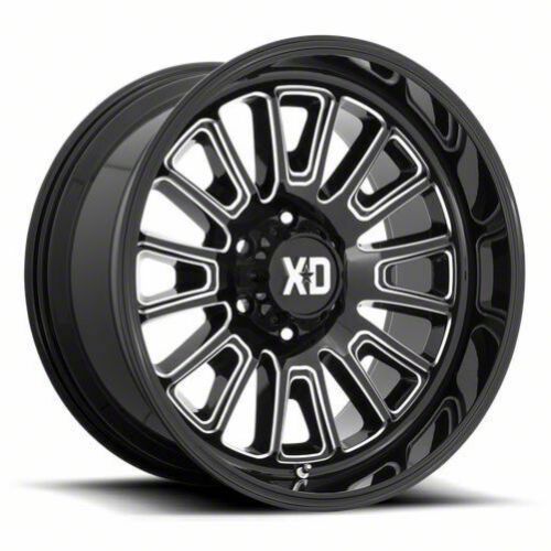 XD Titan XD Rover Gloss Black Milled 6-Lug Wheel; 20x9; 0mm Offset ...