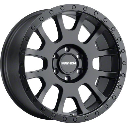 Mayhem Wheels Titan Scout Matte Black 6-Lug Wheel; 20x9; 10mm Offset ...