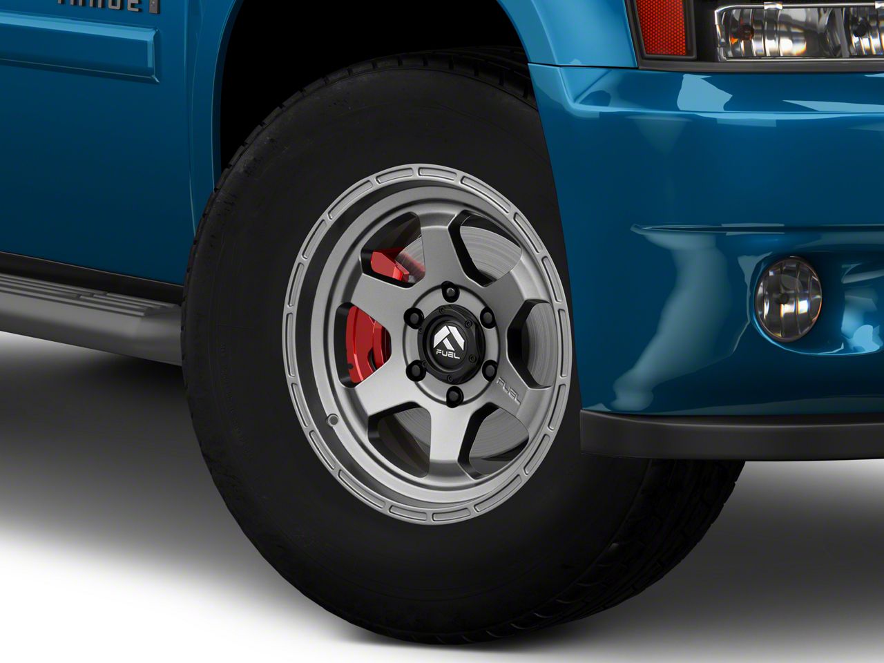 Fuel Wheels Titan XD Shok Matte Gunmetal 6-Lug Wheel; 18x9; 1mm Offset ...