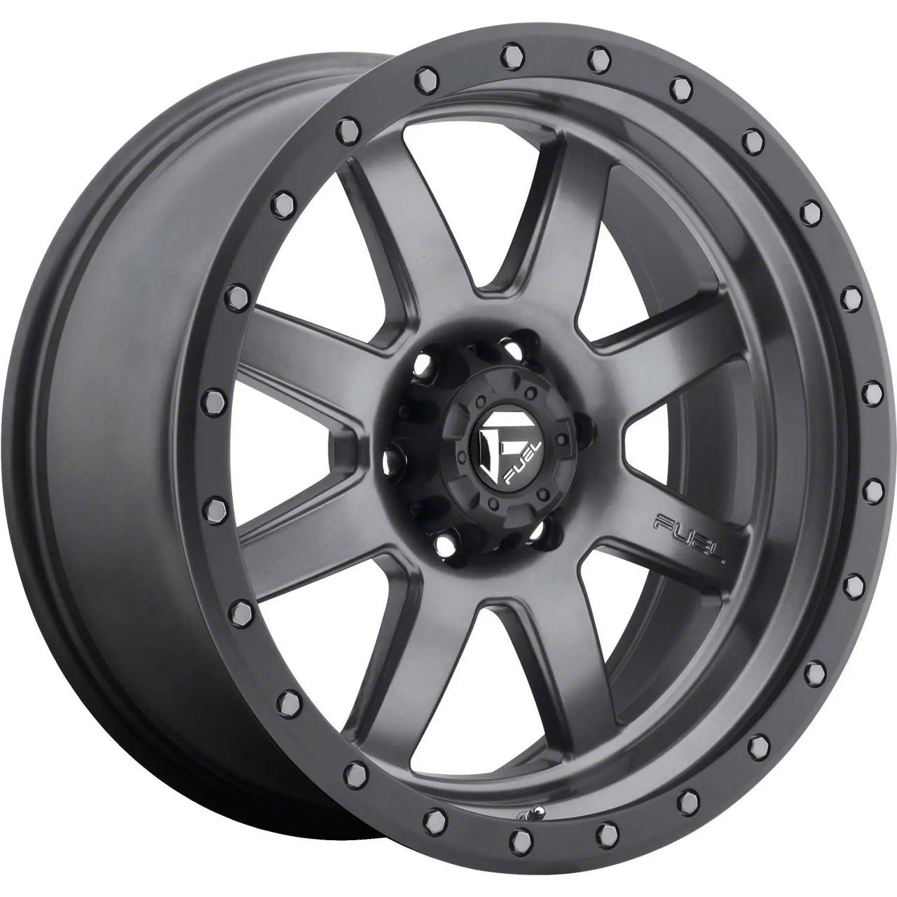 Fuel Wheels Titan XD Trophy Anthracite with Black Ring 6-Lug Wheel ...