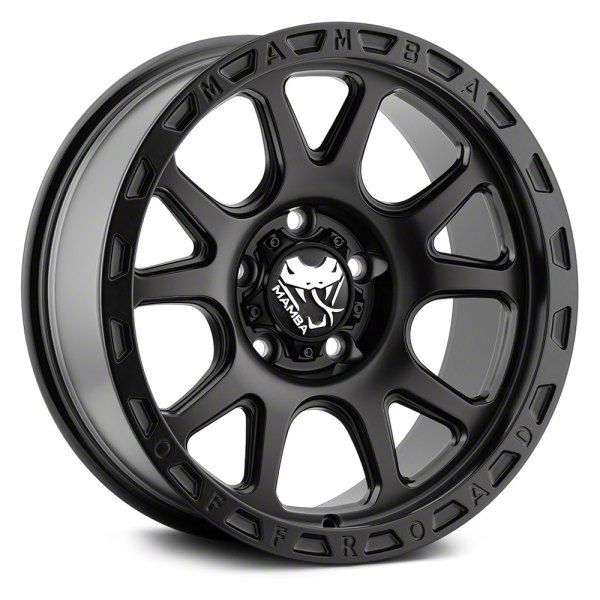 Mamba Offroad Wheels Titan XD Type M27 Matte Black 6-Lug Wheel; 20x9 ...