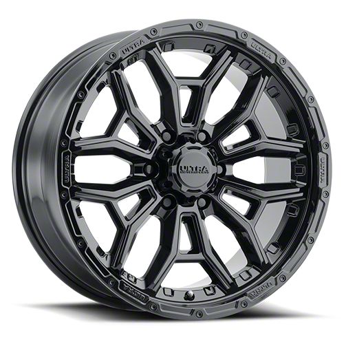 Ultra Wheels Titan Warmonger 6 Gloss Black 6-Lug Wheel; 20x10; -25mm ...