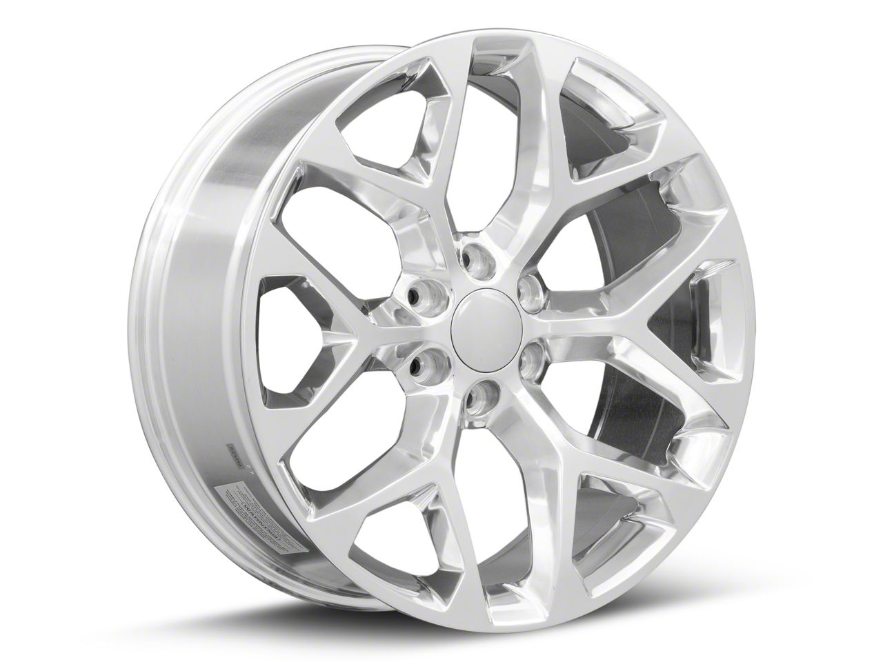 Strada OE Replica Silverado 1500 Snowflake High Polished 6-Lug Wheel ...