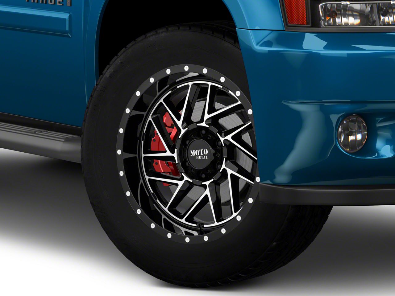 Moto Metal Silverado 1500 MO985 Breakout Gloss Black Machined 6-Lug ...