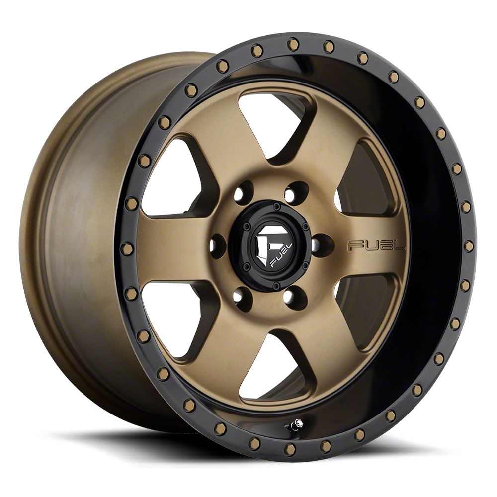 Fuel Wheels Bronco Podium Matte Bronze 6-Lug Wheel; 20x9; 19mm Offset ...