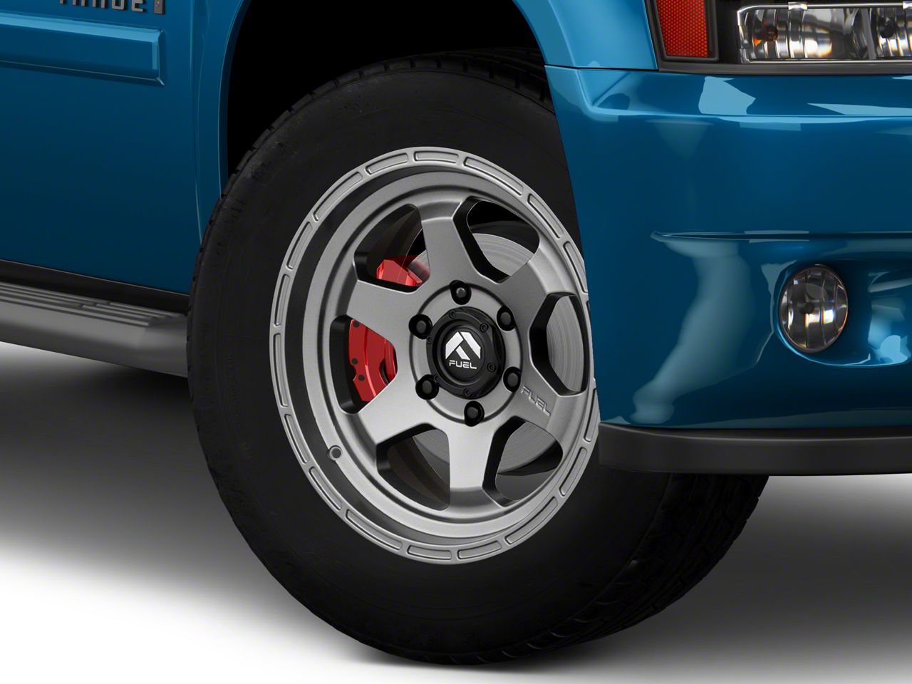 Fuel Wheels Tacoma Shok Matte Gunmetal 6-Lug Wheel; 20x9; 19mm Offset ...
