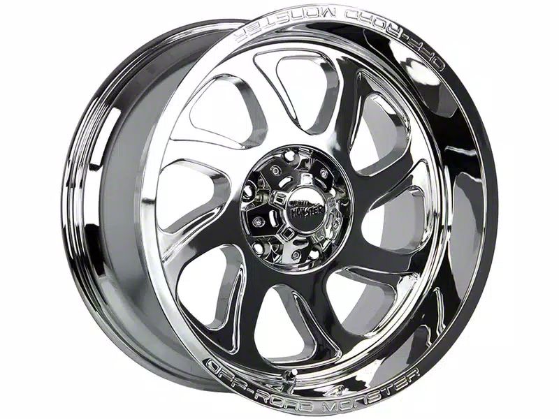 Off-Road Monster Yukon M22 Chrome 6-Lug Wheel; 20x10; -19mm Offset ...