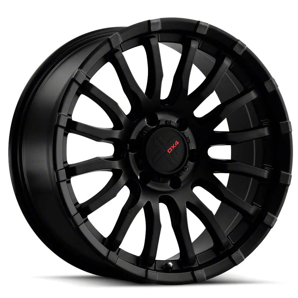 DX4 Wheels Tacoma OCTANE Flat Black 6-Lug Wheel; 20x9; 10mm Offset ...