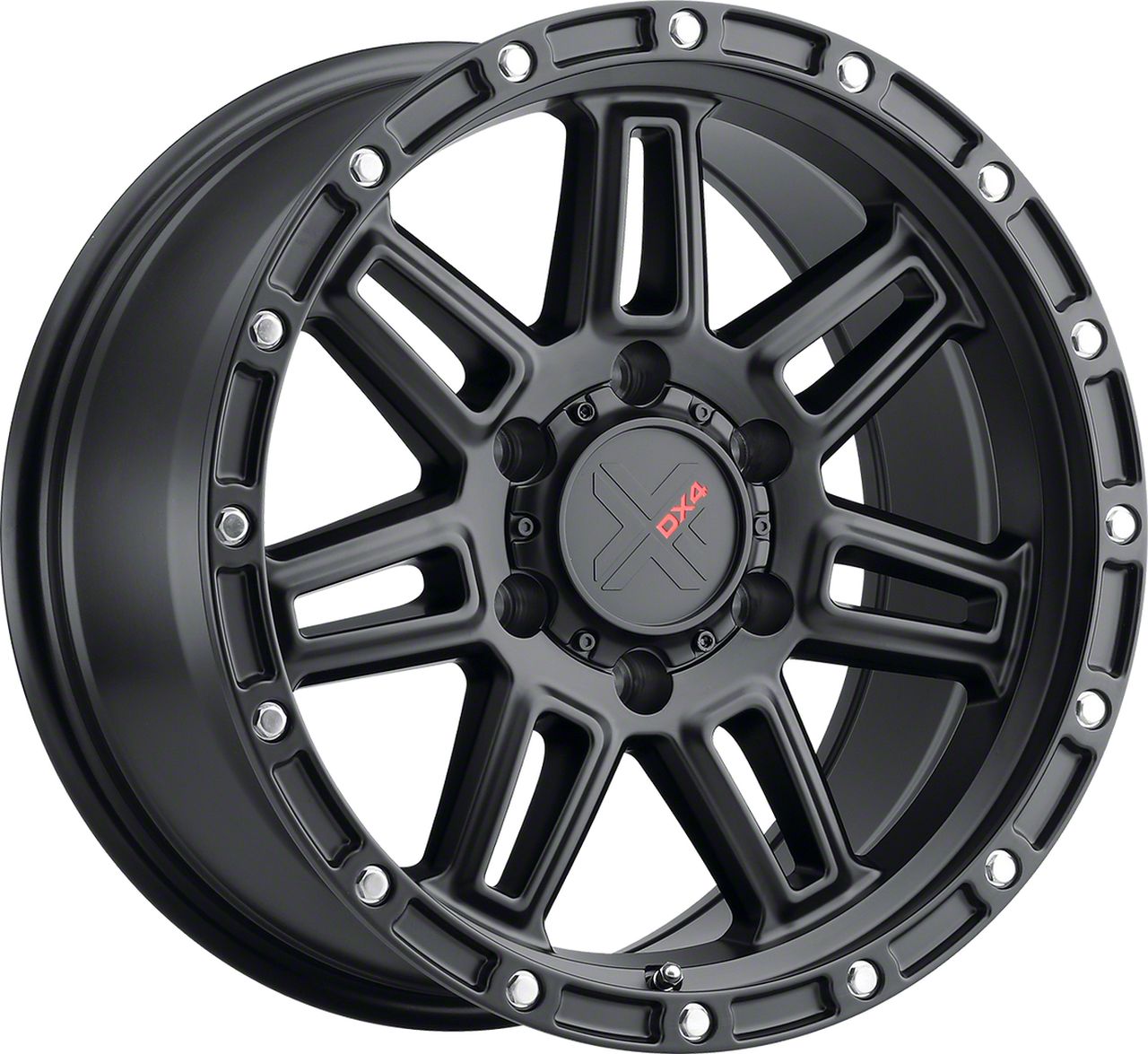 DX4 Wheels Toyota 4-Runner REBEL Flat Black 6-Lug Wheel; 18x9; 18mm ...