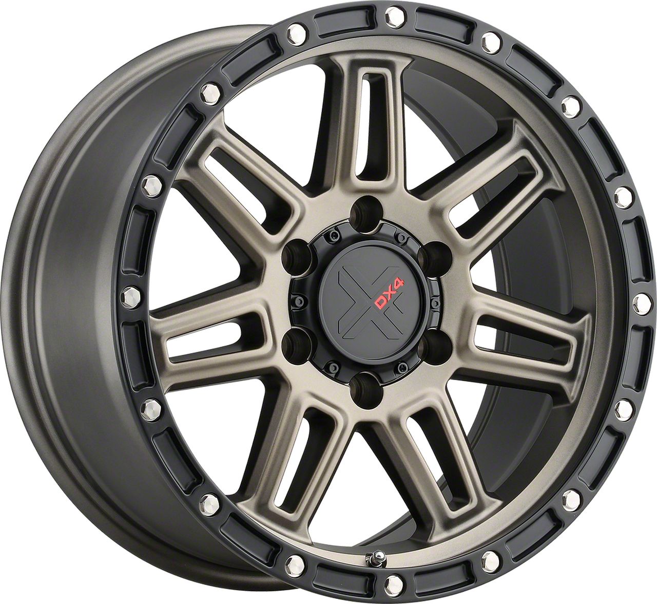 DX4 Wheels RAM 1500 REBEL Matte Bronze with Black Ring 6-Lug Wheel ...