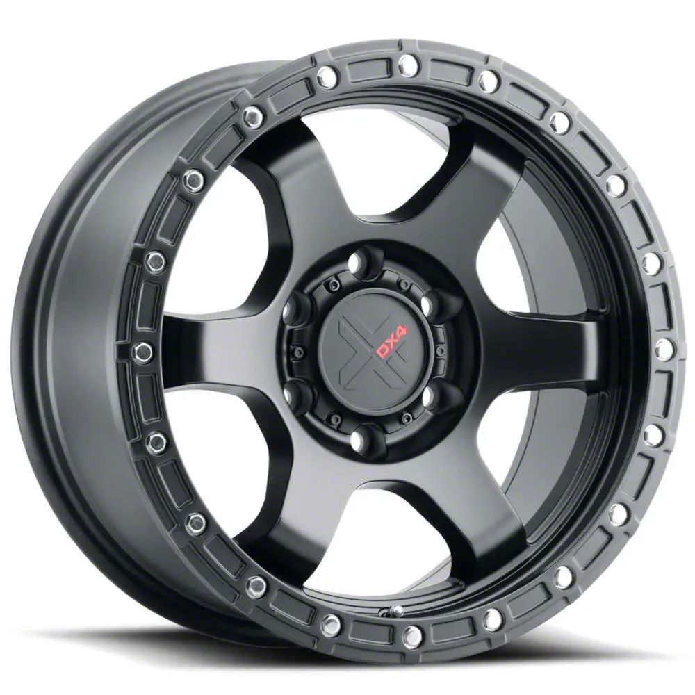 DX4 Wheels Toyota 4-Runner NITRO Flat Black 6-Lug Wheel; 17x8.5; 0mm ...