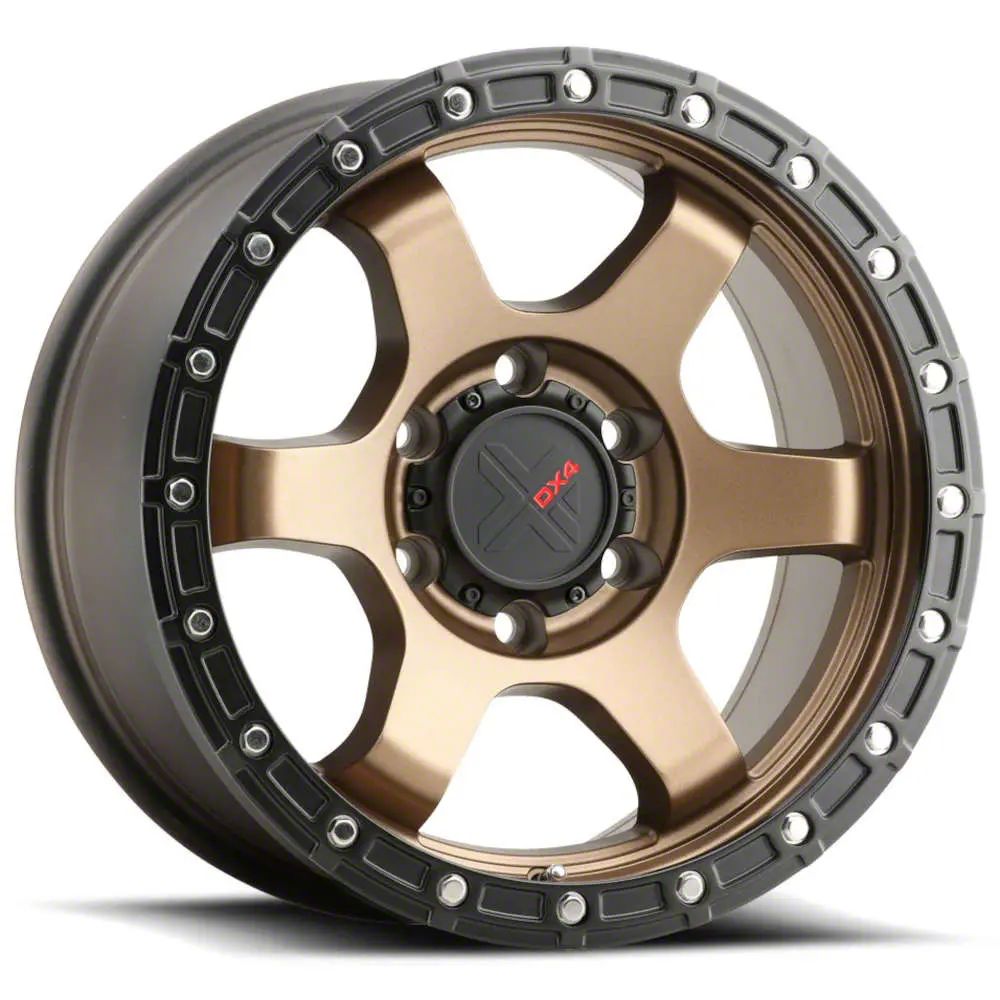 DX4 Wheels Toyota 4-Runner NITRO Frozen Bronze with Black Lip 6-Lug ...