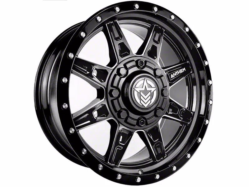 Anthem Off-Road Toyota 4-Runner Rogue Gloss Black Milled 6-Lug Wheel ...