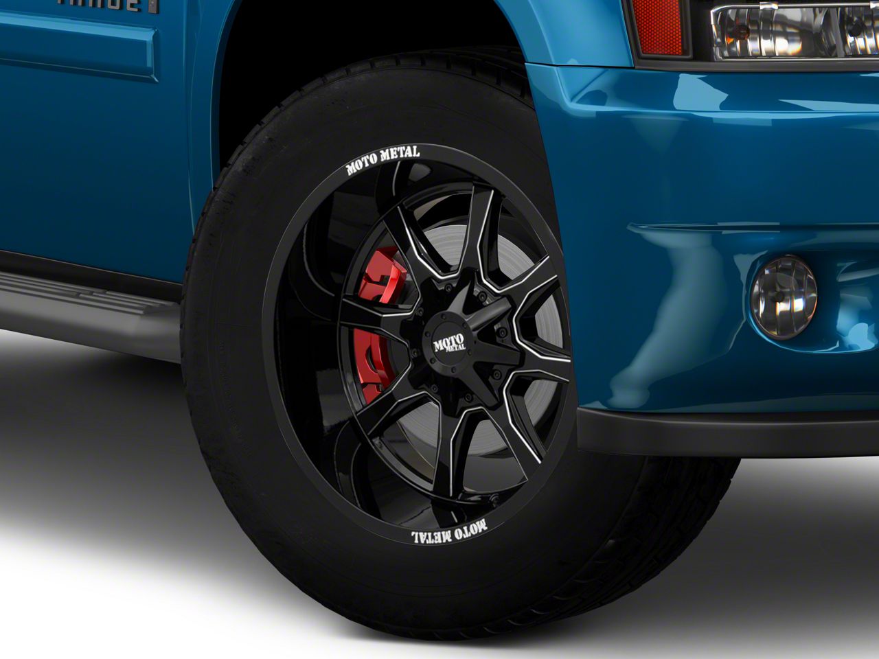 Moto Metal F-150 MO970 Gloss Black with Milled Spoke 6-Lug Wheel; 20x12 ...