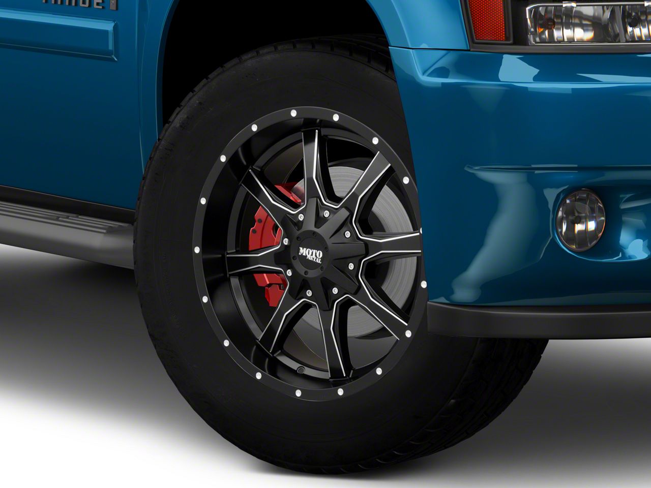 Moto Metal Silverado 1500 MO970 Semi Gloss Black Milled 6-Lug Wheel ...