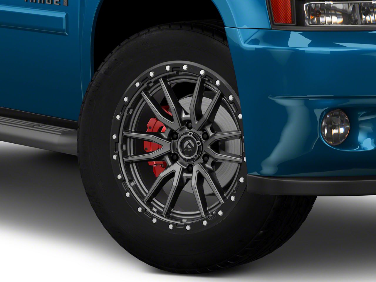 Fuel Wheels Silverado 1500 Rebel Matte Gunmetal 6-Lug Wheel; 20x9; 20mm ...