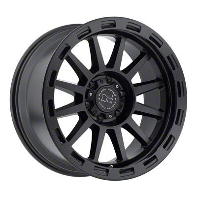 Black Rhino Tundra Revolution Matte Black 6-Lug Wheel; 20x10; -12mm ...