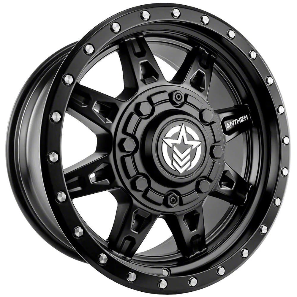 Anthem Off-Road Tundra Rogue Satin Black 6-Lug Wheel; 18x9; 18mm Offset ...