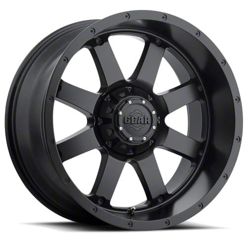Gear Off-Road Bronco Big Block Satin Black 6-Lug Wheel; 20x10; -19mm ...