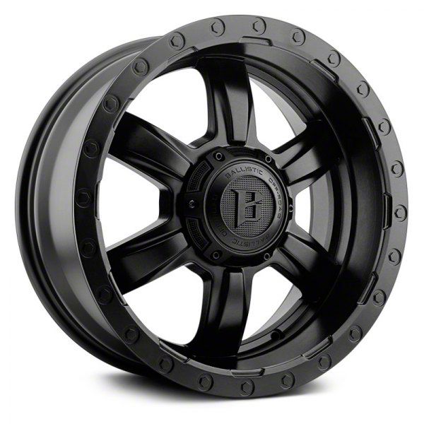 Ballistic Silverado 1500 Slayer Flat Black 6-Lug Wheel; 20x9; 0mm ...