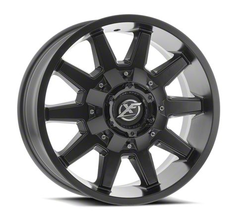 XF Offroad Bronco XF-219 All Matte Black 6-Lug Wheel; 18x9; 0mm Offset ...