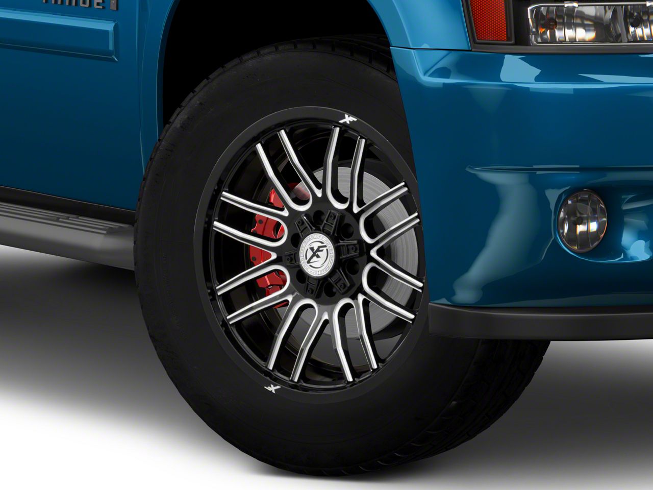 XF Offroad Toyota 4-Runner XF-232 Gloss Black Milled 6-Lug Wheel; 20x10 ...