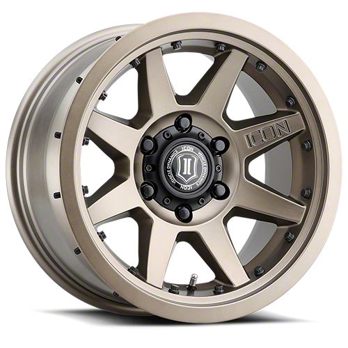 ICON Alloys Bronco Rebound Pro Bronze 6-Lug Wheel; 17x8.5; 25mm Offset ...