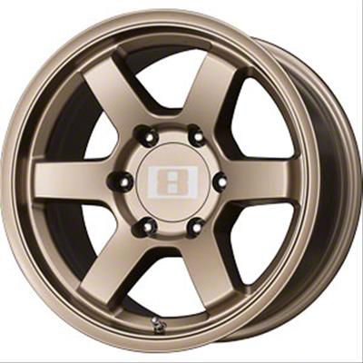 Level 8 Wheels Bronco MK6 Matte Bronze 6-Lug Wheel; 18x9; 0mm Offset ...