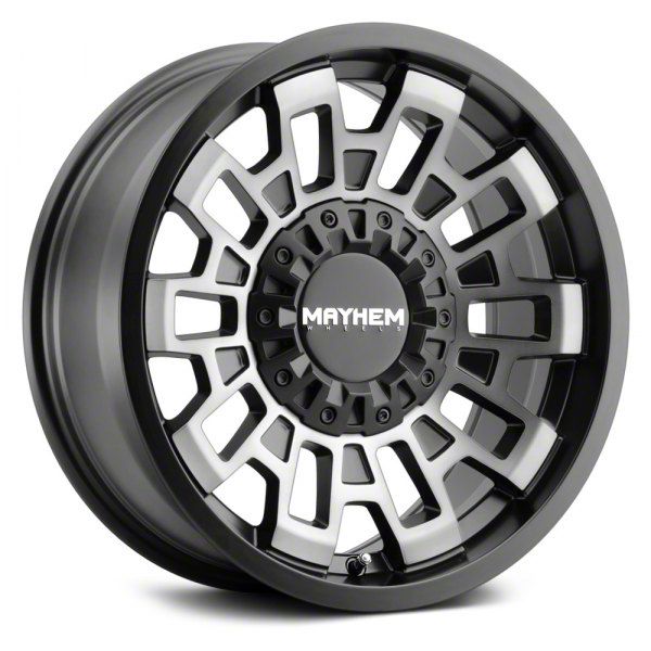Mayhem Wheels Yukon Cortex Matte Black with Dark Tint 6-Lug Wheel ...