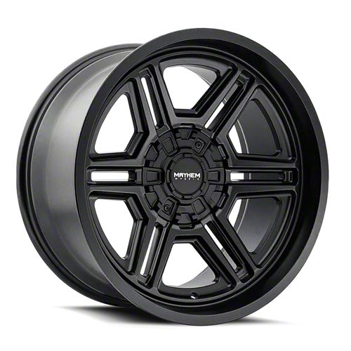 Mayhem Wheels Tacoma Hermosa Matte Black 6-Lug Wheel; 20x12; -44mm ...