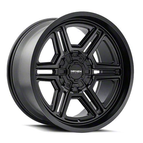 Mayhem Wheels Tacoma Hermosa Matte Black 6-Lug Wheel; 20x9; 18mm Offset ...