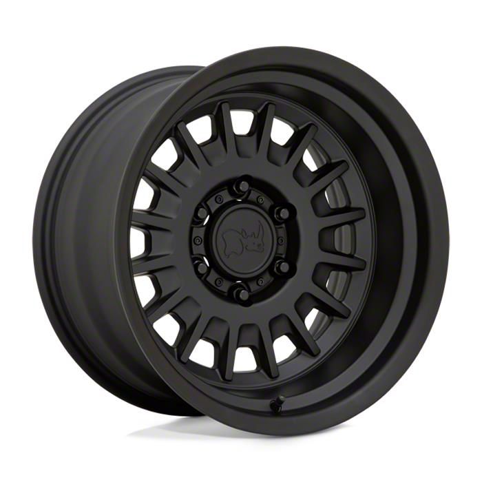 Black Rhino Tahoe Aliso Matte Black 6-Lug Wheel; 17x8.5; -10mm Offset ...